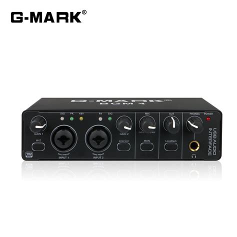 Usb Audio Interface For Pc Computer Recording Music G Mark Bgm4 2x2 G