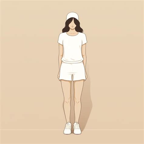 Premium Ai Image Female Body Template