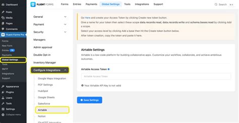 Organize Your Data With Airtable Integration In Wordpress Fluent Forms