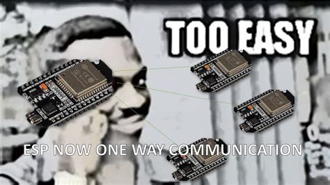 How To Send Data Between Two Esp32 Using Esp Now Youtube