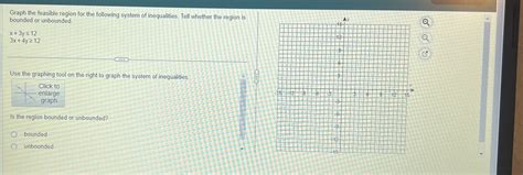 Solved Graph The Feasible Region For The Following System Of