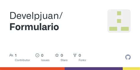 Github Develpjuanformulario