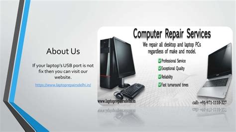 USB Port Issue Fix With The Help Of PPT Computer Dr PPT