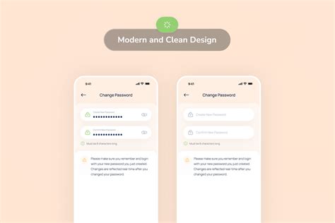 更改密码应用app Ui Kit Fig 云瑞设计