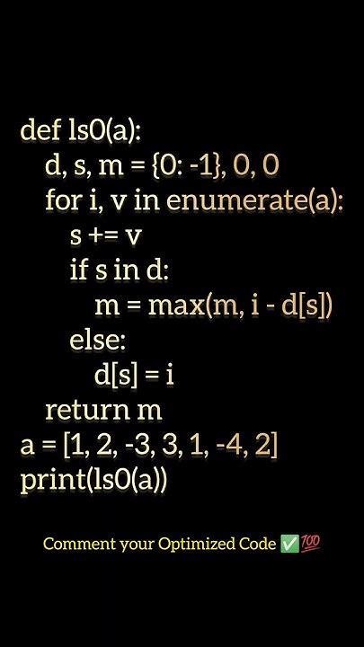 Comment Your Optimized Code ♥️🙌 Youtube