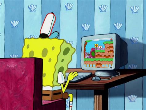 Spongebob Plays Barney Hide N Seek Game On Pc By Collegeman1998 On Deviantart