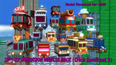 Mmd Model Download Snxx Vehicle Pack Crash 4 By Greenth1ng On