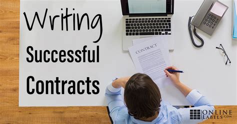How To Write A Successful Business Contract How To Write A Successful Business Contract