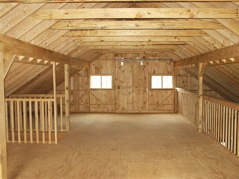 Barn Loft Construction Building Garage Loft