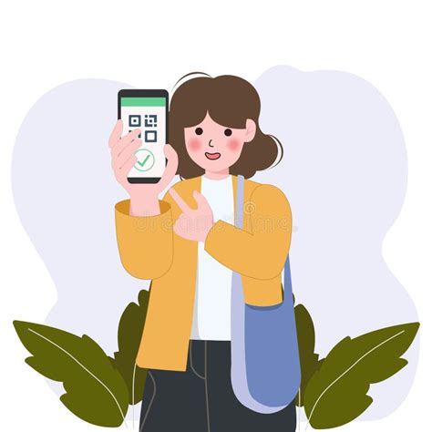 Cashless Payment System People Use Phone For Scan And Pay With Qr Code