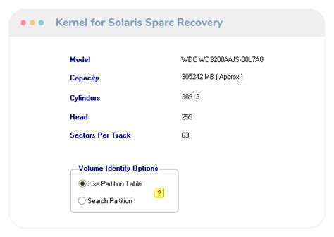 Solaris Sparc Recovery Software To Recover UFS Default EAFS HTFS Partition