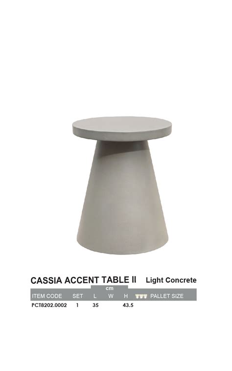Cassia Accent Table Ii Rosa Planters Vietnam Co Ltd