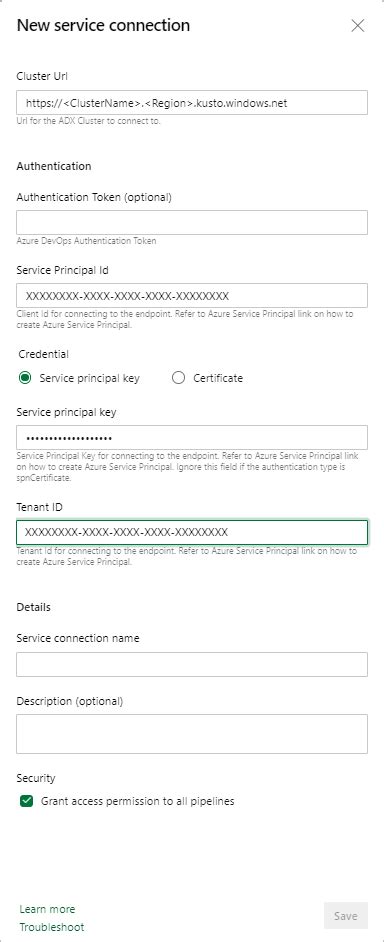 Tâche Azure Devops Pour Azure Data Explorer Azure Data Explorer