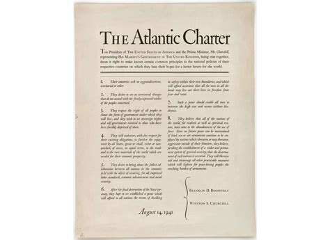 Atlantic Charter Definition