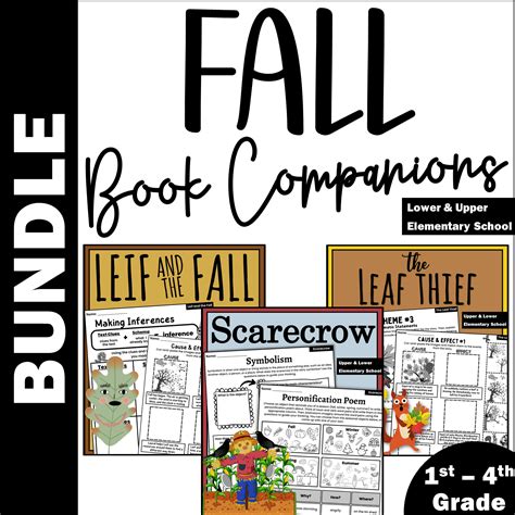 Fall Read Aloud Activity Bundle Classful