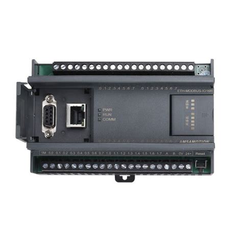 Eth Modbus Io16r Plc Modbus Rtu Module Amsamotion