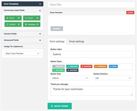 10 Free Online Html Form Builders Form Builder Free Online Thank