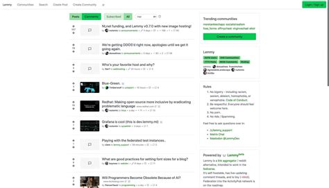 lemmy fully managed open source service