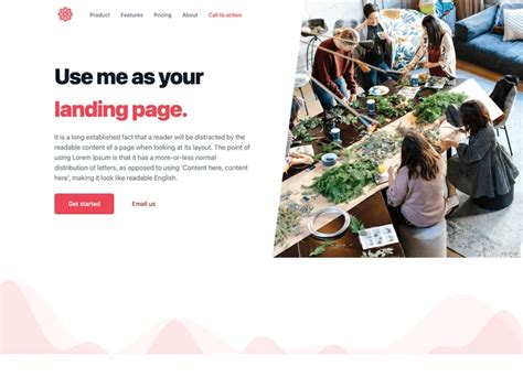 React Landing Page Template 2021 By Issaafalkattan A Nextjs Template