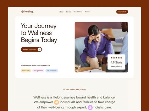 Healing Free Health Website Template By Ev Studio — Framer Marketplace