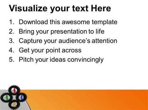 Put All Gear In Syncronization Powerpoint Templates Ppt Backgrounds For