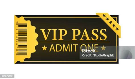 골드 티켓 Vip 패스 콘서트 파티 영화관 극장에 황금 텍스트 문자 및 바코드가 있는 입장권 광고 프로모션 배너 포스터에 대 한