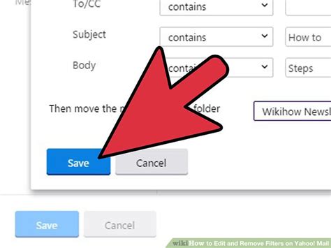 How To Edit And Remove Filters On Yahoo Mail 15 Steps
