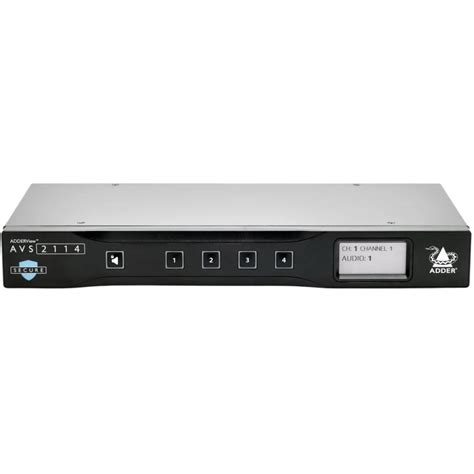 Adderview Secure Avs 2114 Adder Secure 4 Port Kvm Switch Bellequip