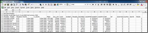 Raw Excel Export CS Lucas