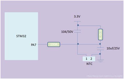 stm32 adc ntc热敏电阻二分 折半 查表法实现测温功能 stm32 ntc csdn博客