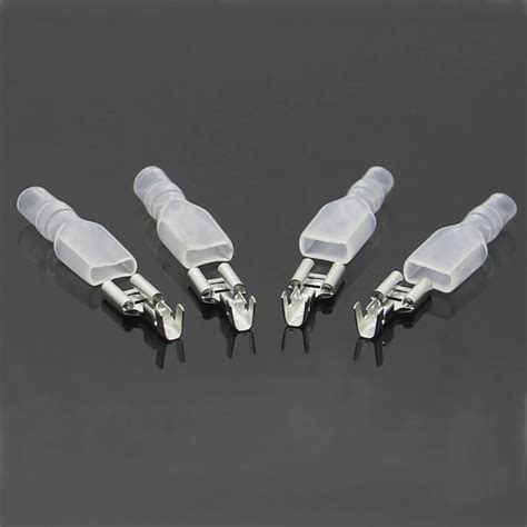 Sets Mm Electric Connector Socket Spring Terminals Line Sheathed Tinned With Jacket For