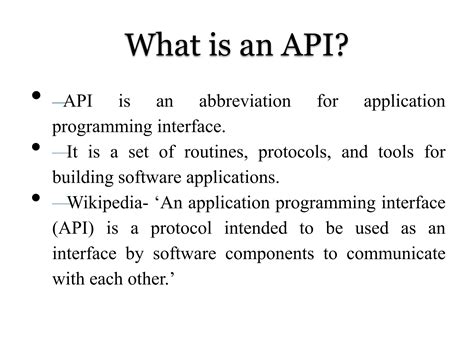 Api Presentation Pptx