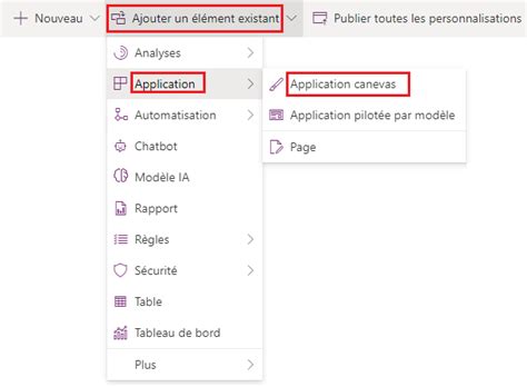 Créer Une Application Canevas Dans Une Solution Power Apps Microsoft Learn