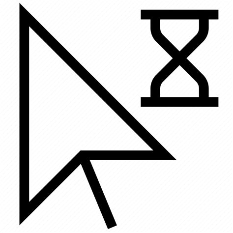 Arrow Cursor Direction Navigation Pointer Waiting время Icon
