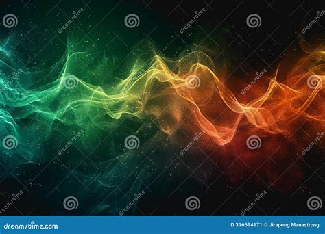 Digital Matrix Data Waveform On Music Dynamic Wave Abstract Concept Stock Image Image Of