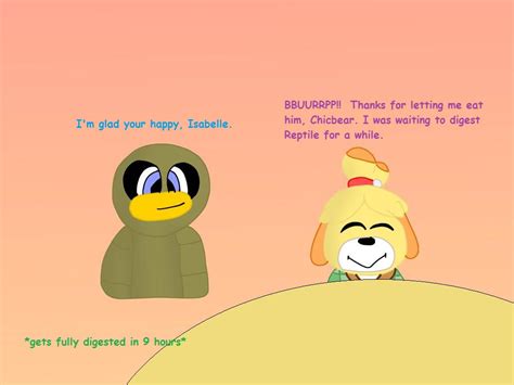 Isabelle Ate Me Again By Reptilemk5 On Deviantart