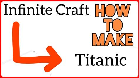 How To Make Titanic In Infinite Craft Youtube