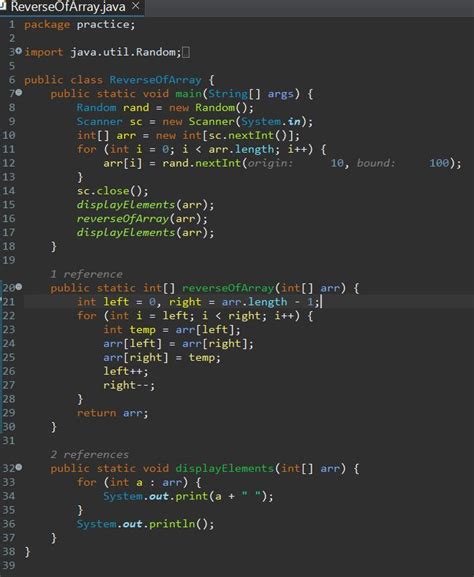 Here Is The Java Program To Print The Reverse Of The Given Array We