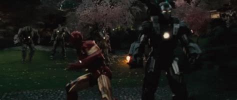 Iron Man And War Machine Battle Fight  Iron Man And War Machine