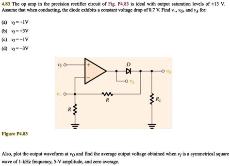 Precision Rectifier Circuit Using Op Amp At William Stork Blog