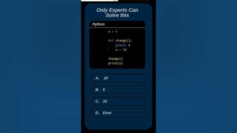Only Coding Masters Can Solve This 🔥 Write Your Answer In The Comments Python Exercise 13
