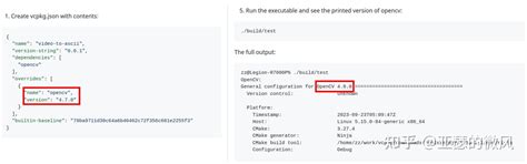 vcpkg 使用特定版本的 opencv 知乎