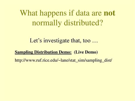 Sampling Distribution Of The Sample Mean Ppt Download
