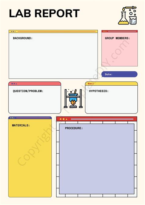The Lab Report Sheet Is Shown In This Graphic File And Contains Information For Babes To Use
