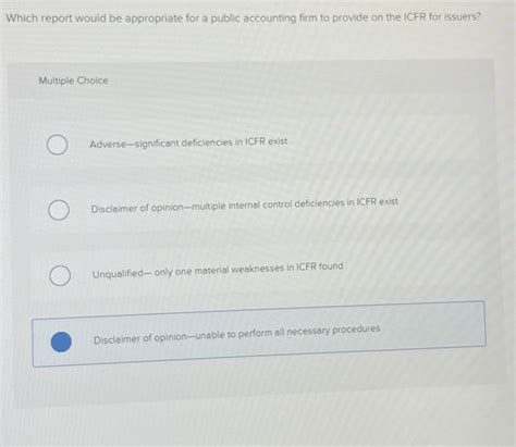 Which Report Would Be Appropriate For A Public