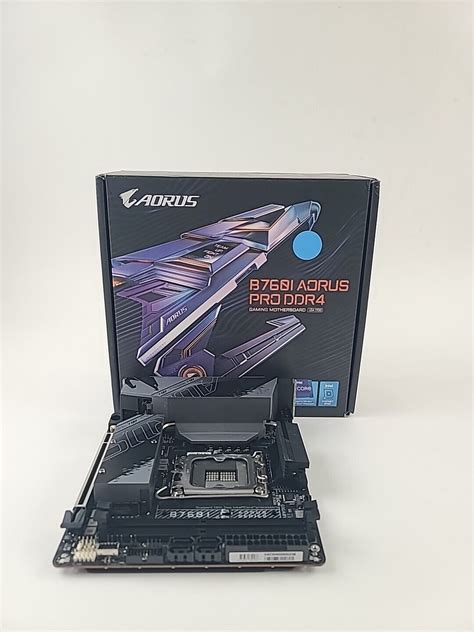 Used Gigabyte B760i Aorus Pro Ddr4 Lga 1700 Mini Itx Intel Motherboard Bent Pins Ubb Threads