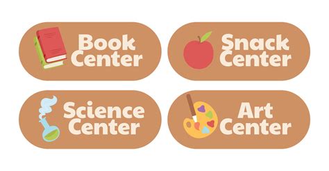 Classroom Center Signs 10 Free Pdf Printables Printablee