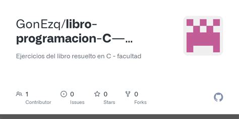 Github Gonezqlibro Programacion C Ejercicios Resueltos Ejercicios
