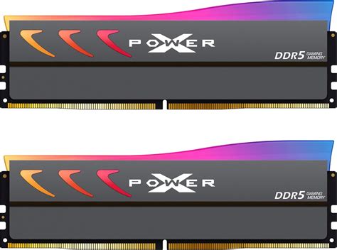 Sp Silicon Power Xpower Storm Rgb Ddr5 64gb 2x 32gb 6400mhz Gaming Memory Supports Intel Xmp