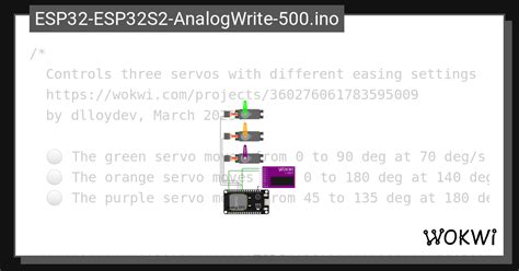 Esp32 Esp32s2 Analogwrite O Wokwi Esp32 Stm32 Arduino Simulator